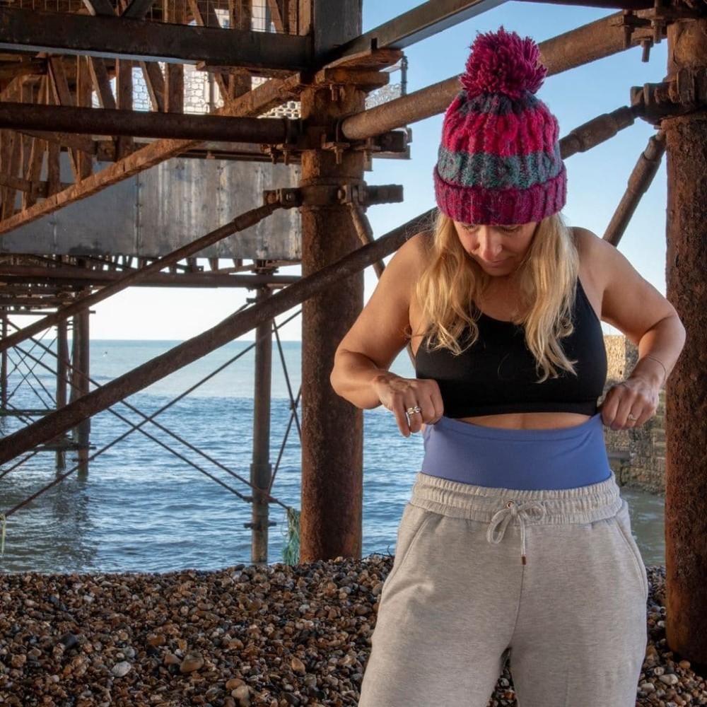 Buy Haramaki belly-wrap from NukuNuku. Light Blue. NukunuKu.co.uk